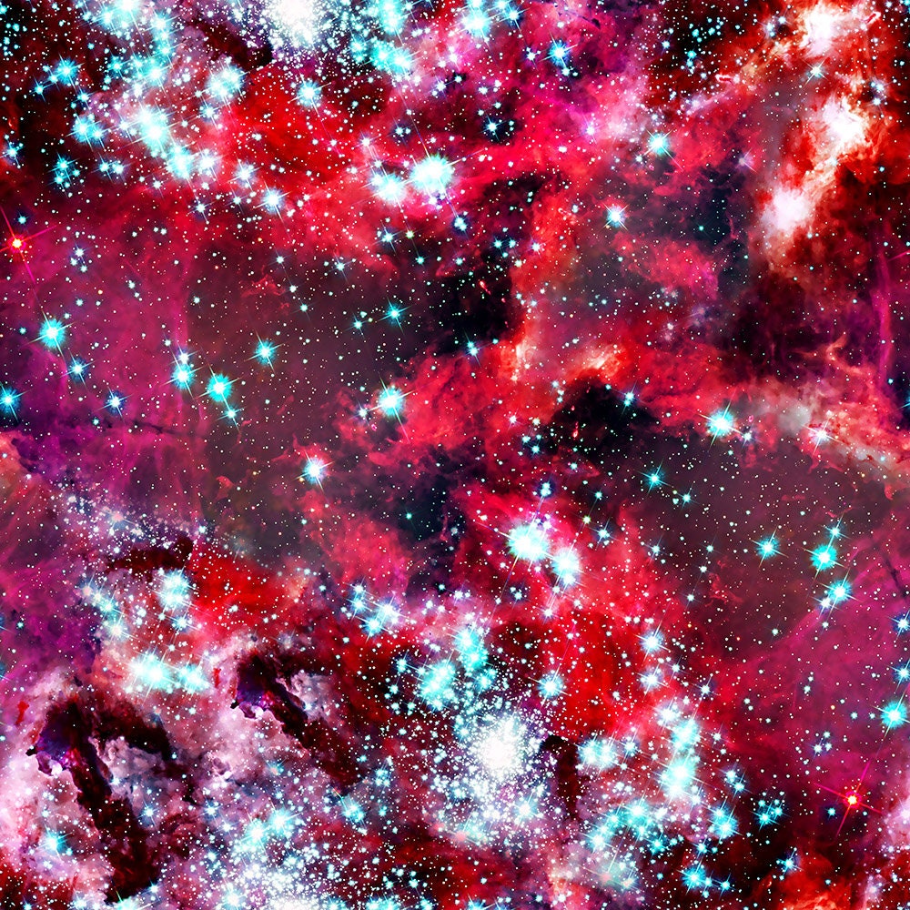 Space Fabric Outer Space Solar System Fabric Galaxy Fabric - Etsy