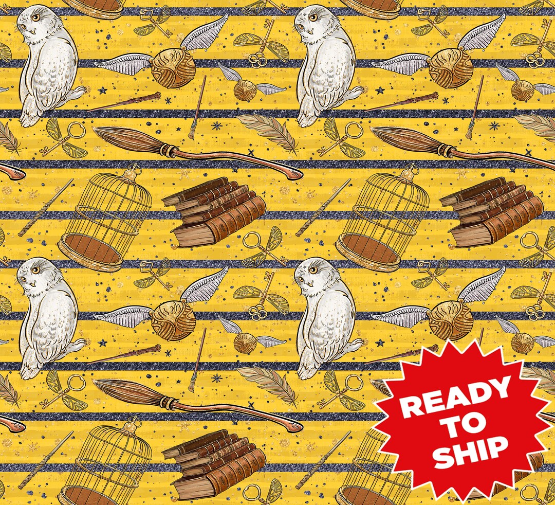Wizard Fabric, Wizard Prints, Owl Fabric, Magic Fabric, Wizards Fabric ...