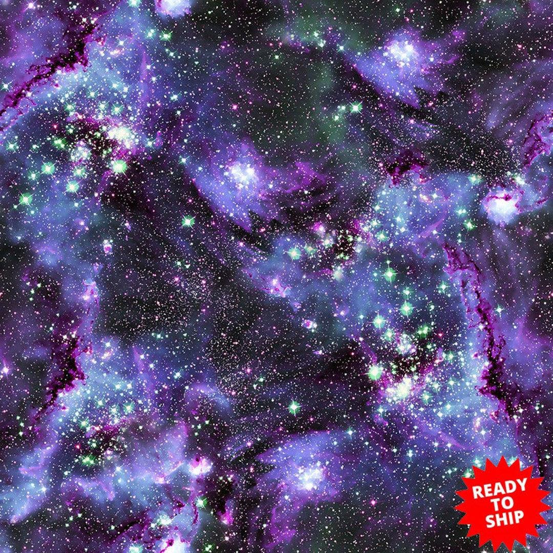 Space Fabric, Outer Space, Solar System Fabric, Galaxy Fabric, Stars ...