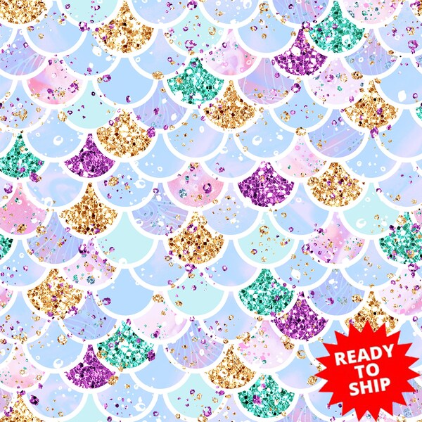 Mermaid Fabric - Etsy