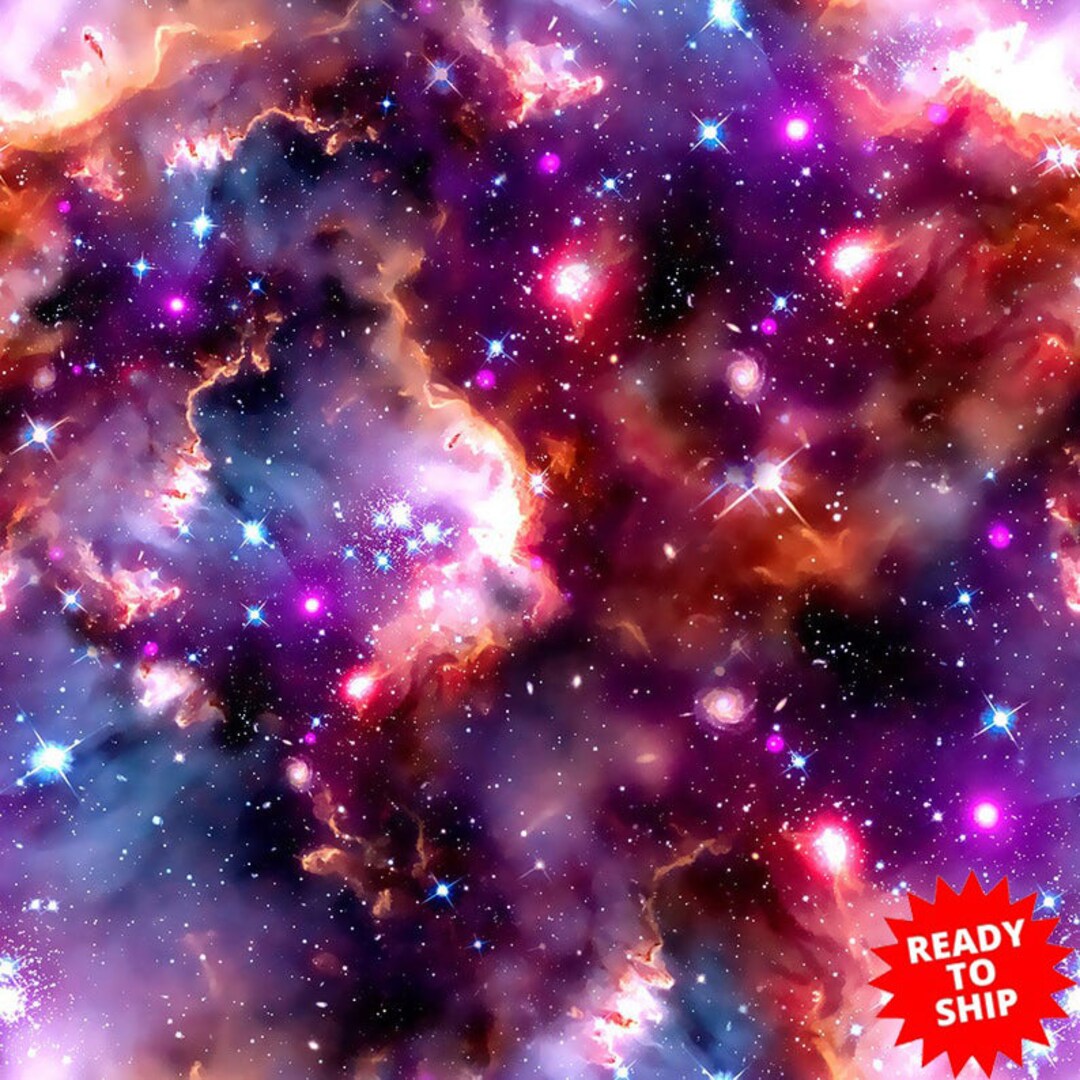 Space Fabric, Outer Space, Solar System Fabric, Galaxy Fabric, Stars ...