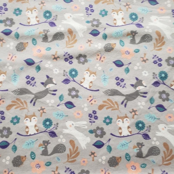 Woodland Nursery Fabric - Etsy