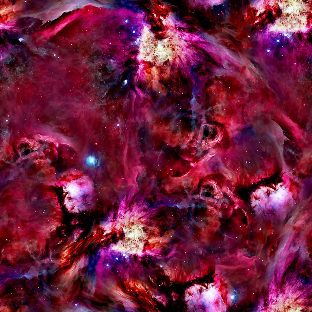 S46 Space Fabric, Outer Space, Solar System Fabric, Galaxy Fabric ...