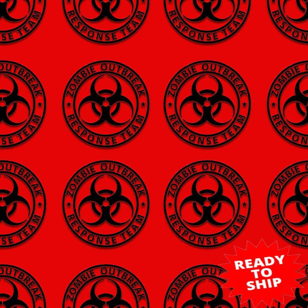 Zombie Fabric, Zombies, Knit Fabric, Cotton Fabric, Zombies Response ...