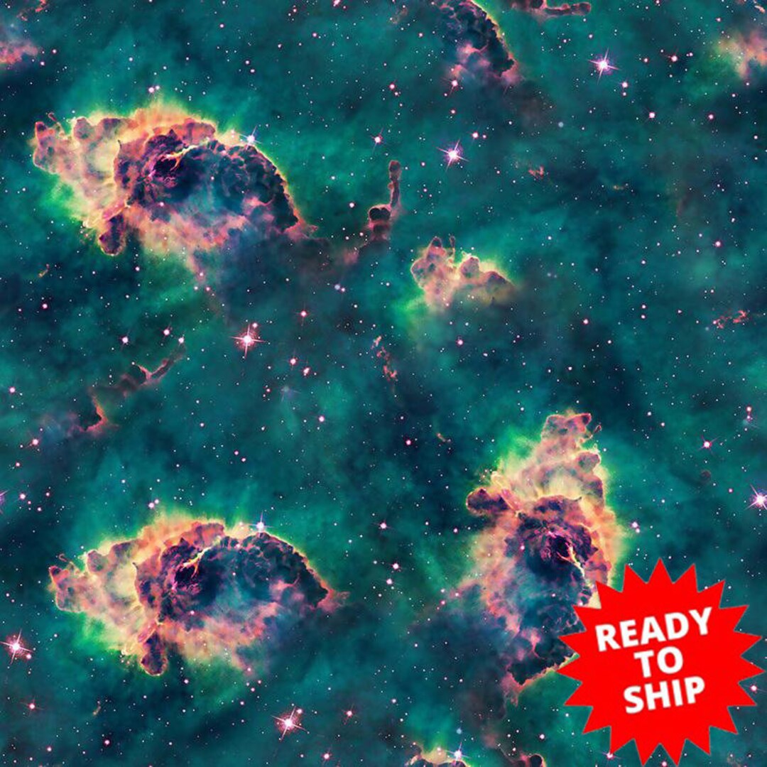 Space Fabric, Outer Space, Solar System Fabric, Galaxy Fabric, Stars ...