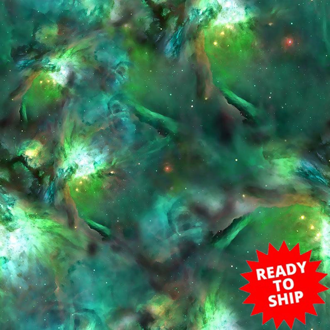 Space Fabric Outer Space Solar System Fabric Galaxy Fabric - Etsy