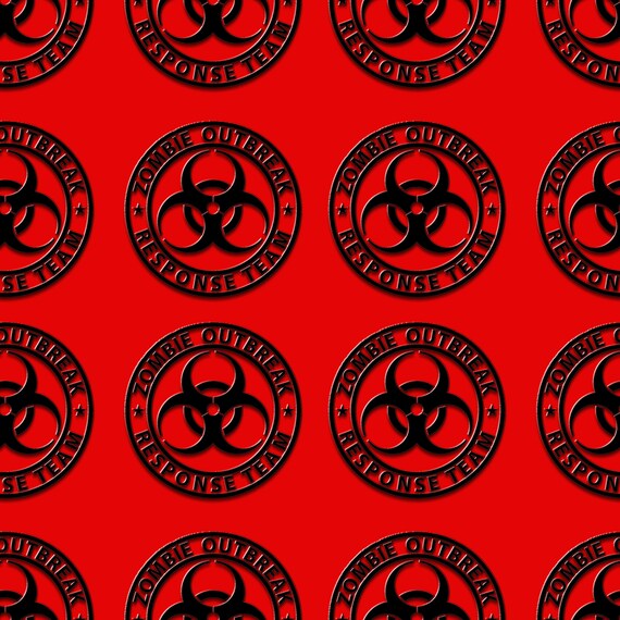 Zombie Fabric Zombies Knit Fabric Cotton Fabric Zombies - Etsy UK