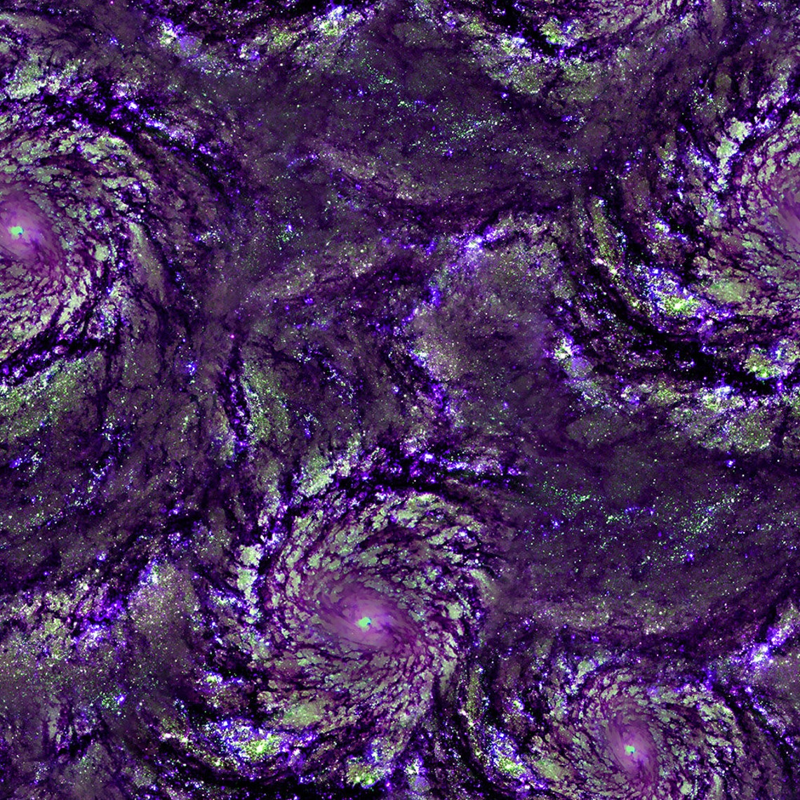 Space Fabric Outer Space Solar System Fabric Galaxy Fabric | Etsy