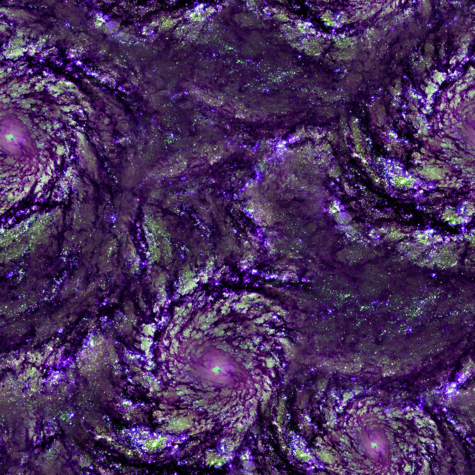 Space Fabric Outer Space Solar System Fabric Galaxy Fabric | Etsy