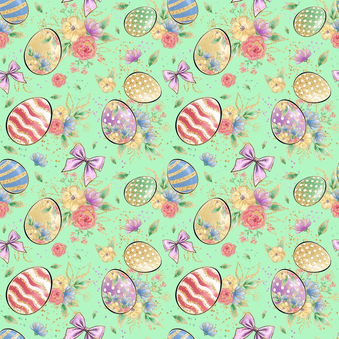 Easter Fabric, Bunny Fabric, Cotton Fabric, Knit Fabric, Fabric by the ...