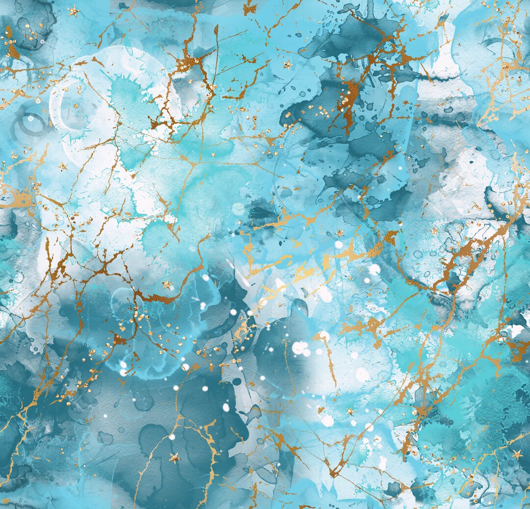 Blue Marble Fabric, Marble Prints, Blue and Gold, Marble Designs, Blue ...