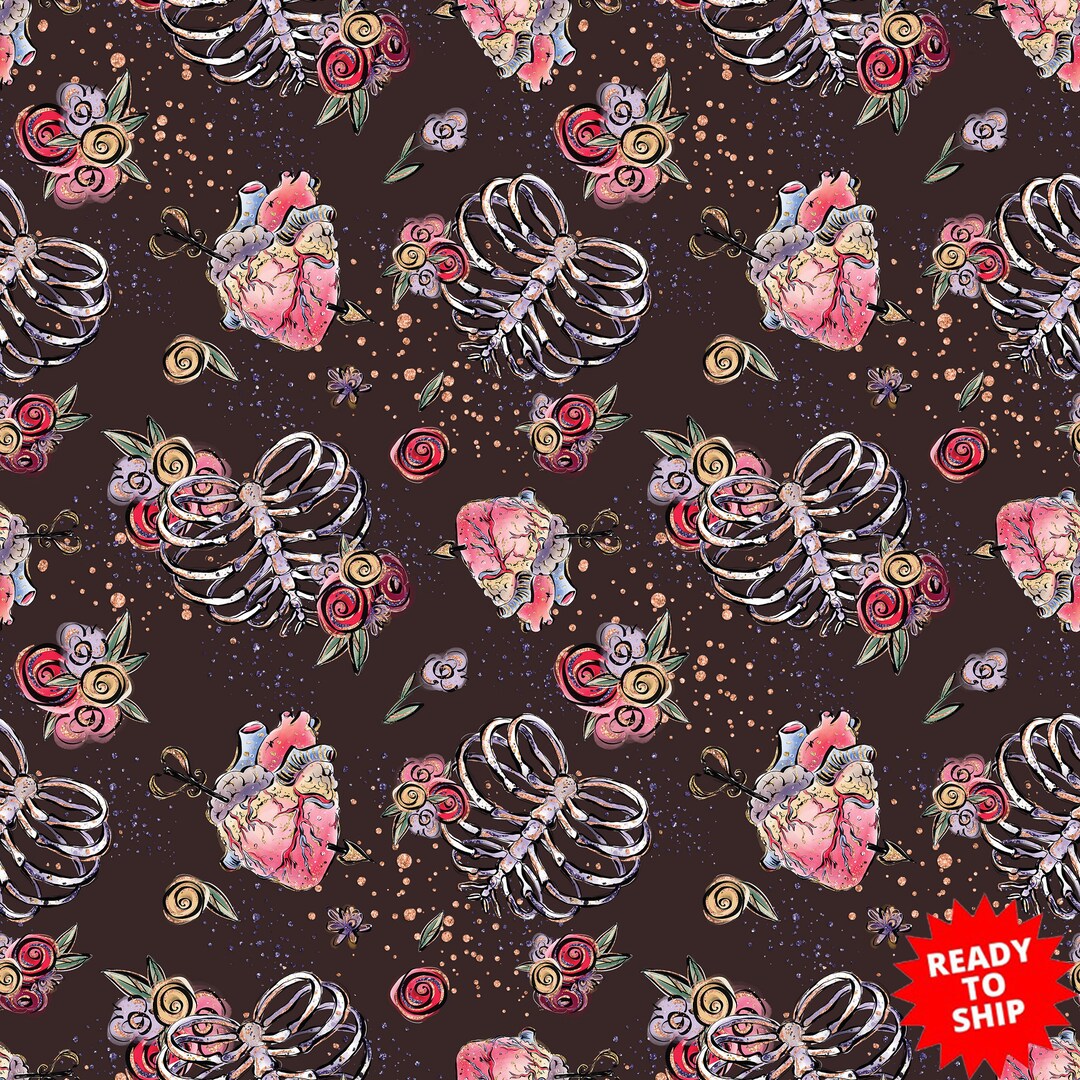 Horror Family, Moon Fabric, Creepy Valentine, Cotton Fabric, Character ...