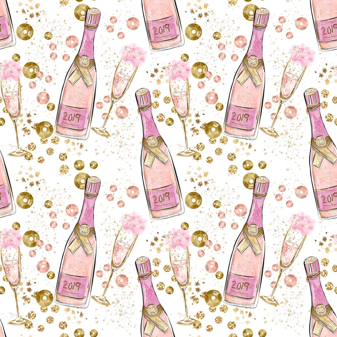 New Years Fabric, Celebration Fabric, New Year Party Fabric, Balloon ...