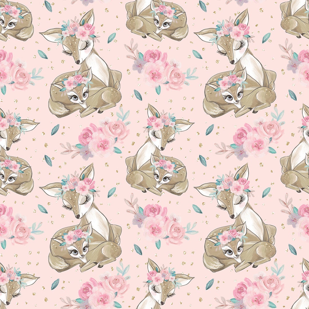 Woodland Fabric, Deer Fabric, Bear Fabric, Fall Fabric, Knit Fabric ...