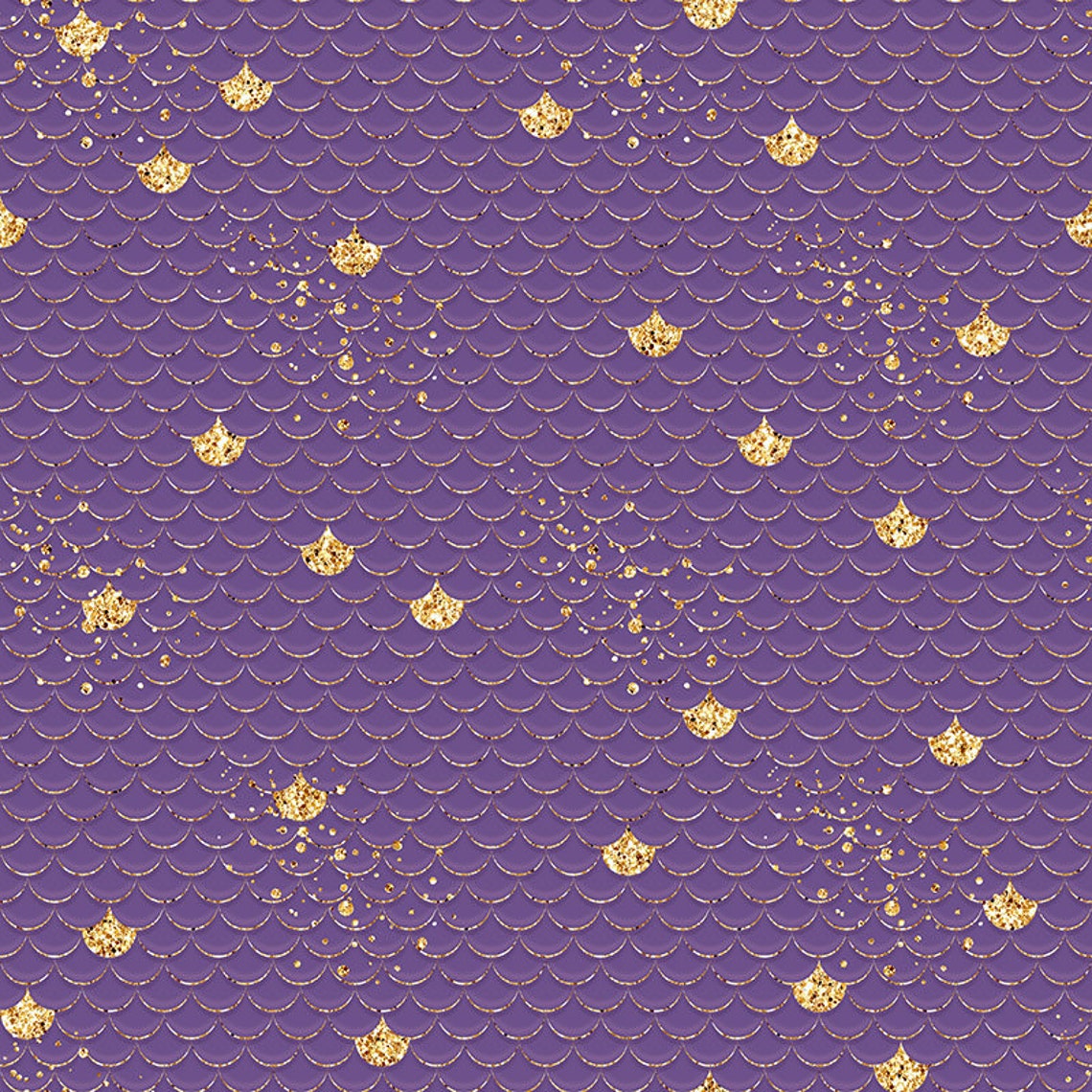 Mermaid Fabric Mermaid Prints Scales Fabric Cotton Fabric - Etsy