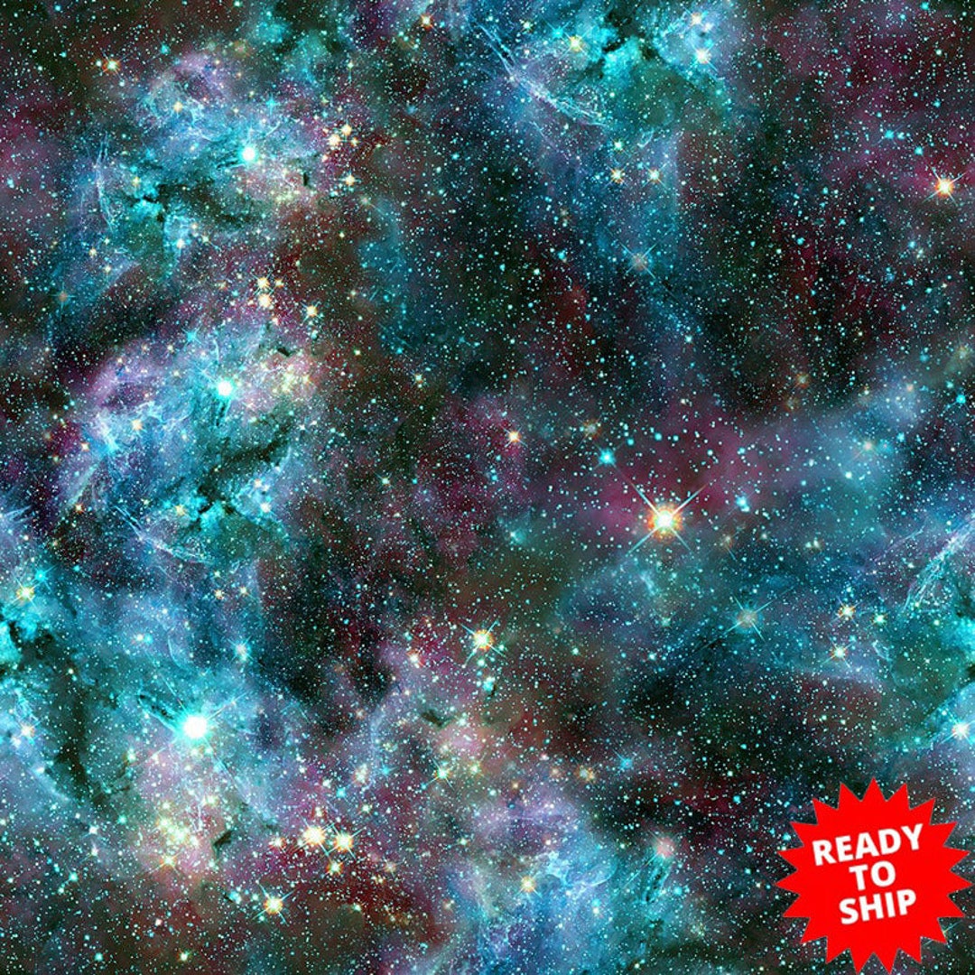 Space Fabric, Outer Space, Solar System Fabric, Galaxy Fabric, Stars ...