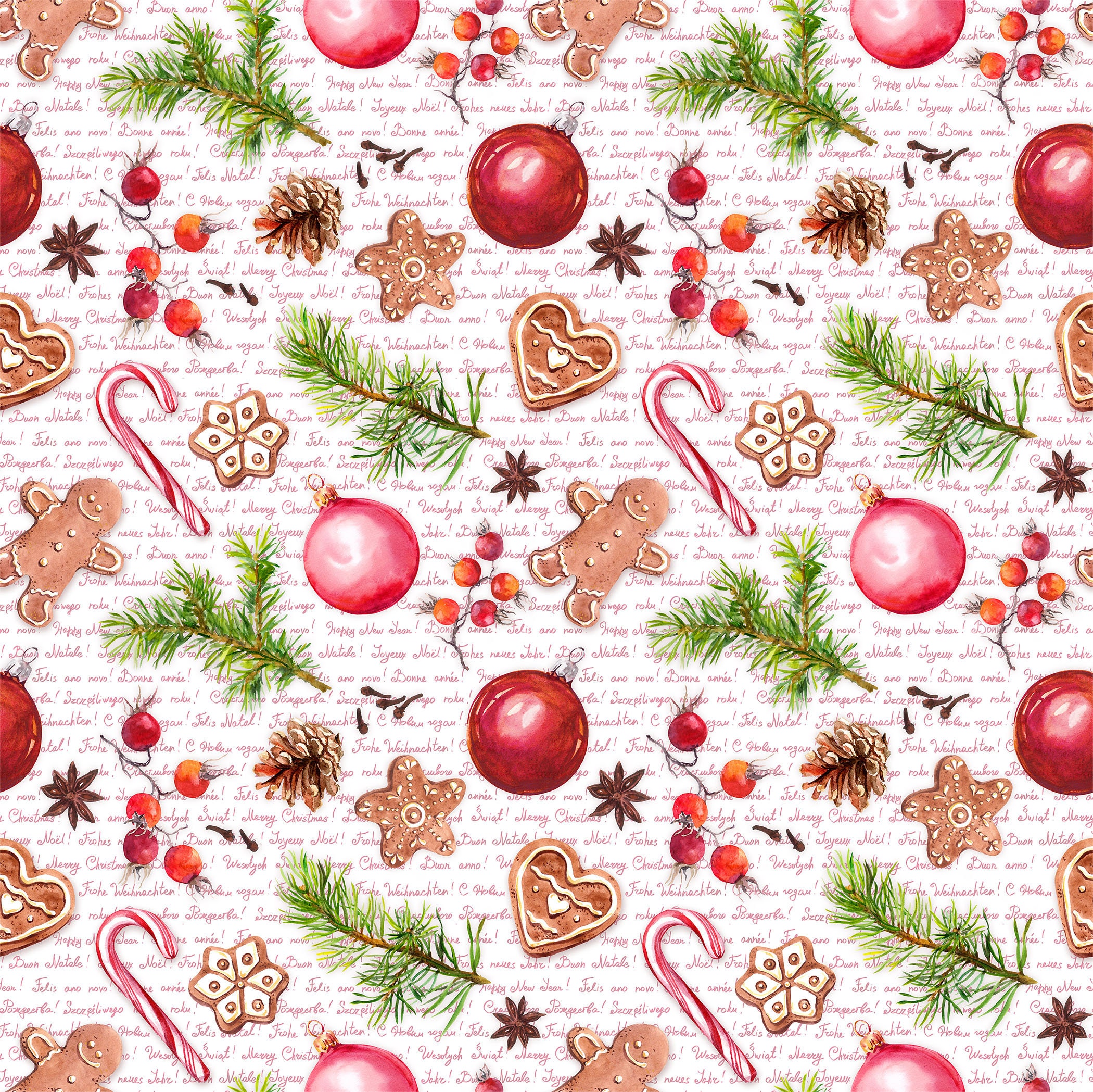 Candy Cane, Christmas Fabric, Floral Fabric, Christmas Candy, Cotton ...