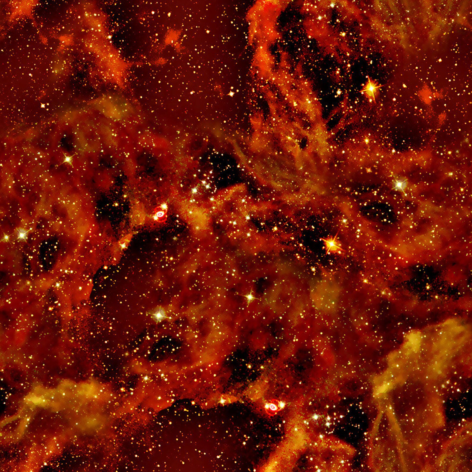 S49 Space Fabric Outer Space Solar System Fabric Galaxy - Etsy