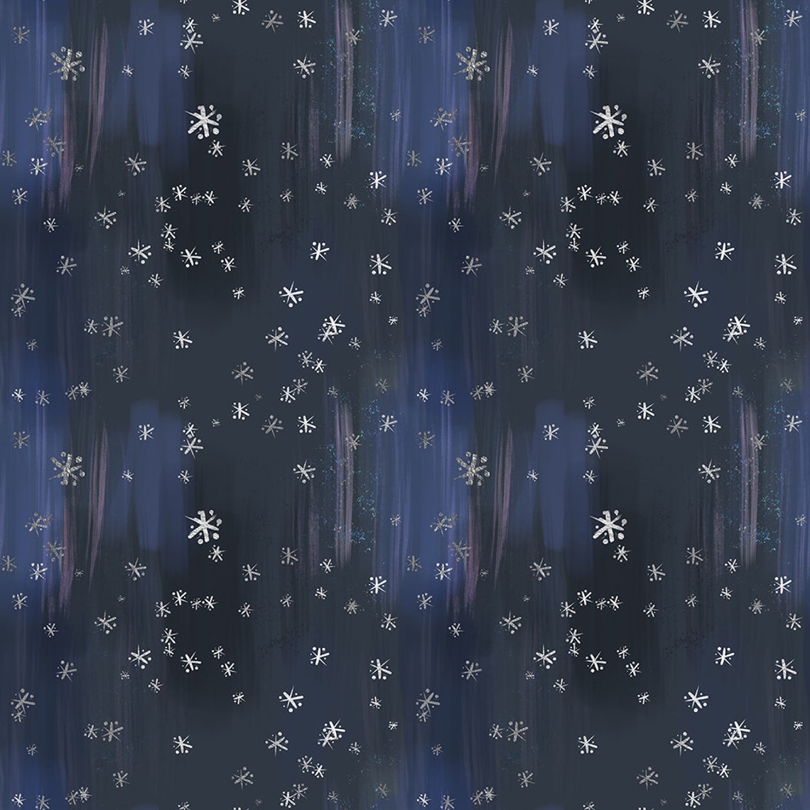 S30 Snow Fabric Winter Fabric Snow Flake Fabric Cotton - Etsy