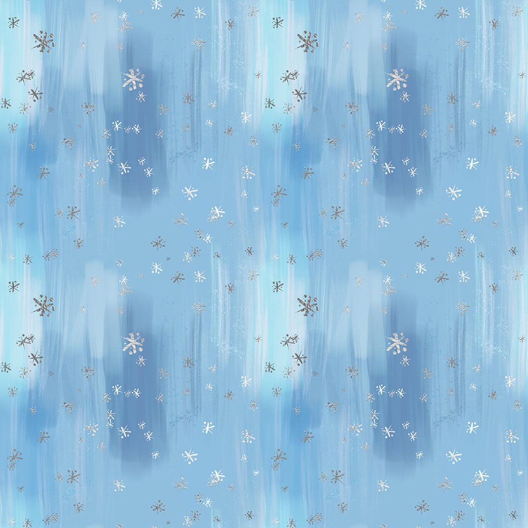 Winter Fabric, Snow Fabric, Christmas Fabric, Cotton Fabric, Knit ...