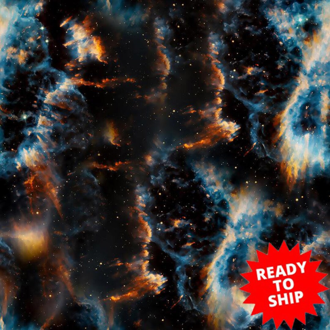 Space Fabric, Outer Space, Solar System Fabric, Galaxy Fabric, Stars ...