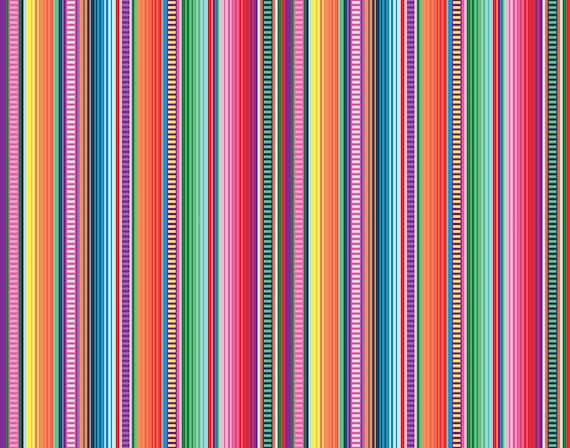 Fiesta Stripes Fiesta Prints Fiesta Fabric Fiesta Cotton | Etsy