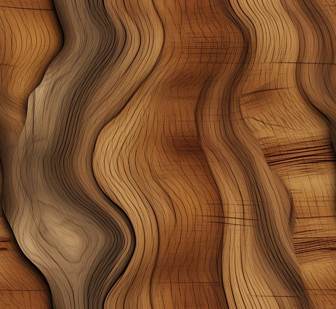 Wood Grain Fabric, Wood Designs, Wood Prints, Cotton by the Yard, Brown ...