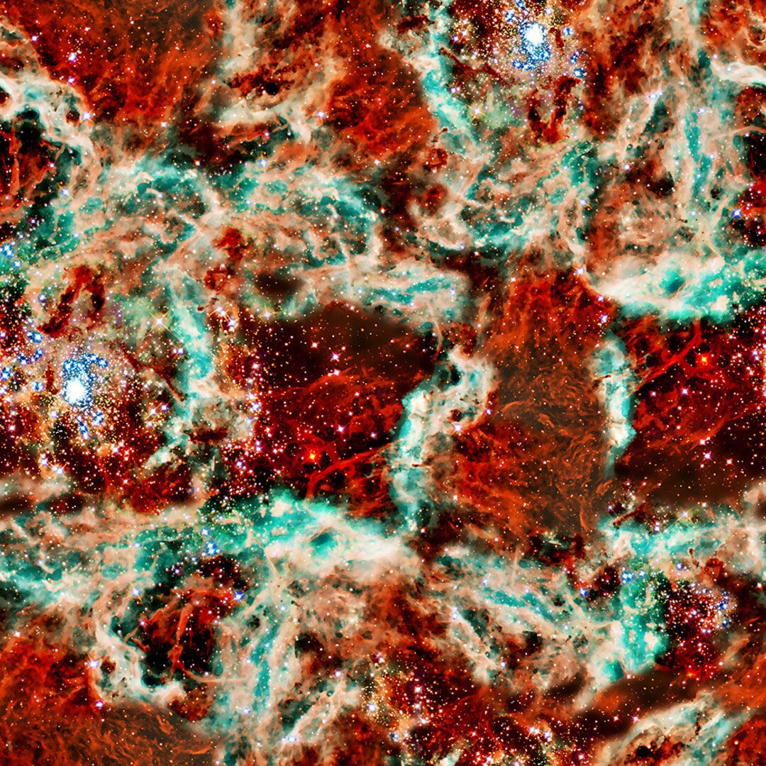 Space Fabric Outer Space Solar System Fabric Galaxy Fabric - Etsy