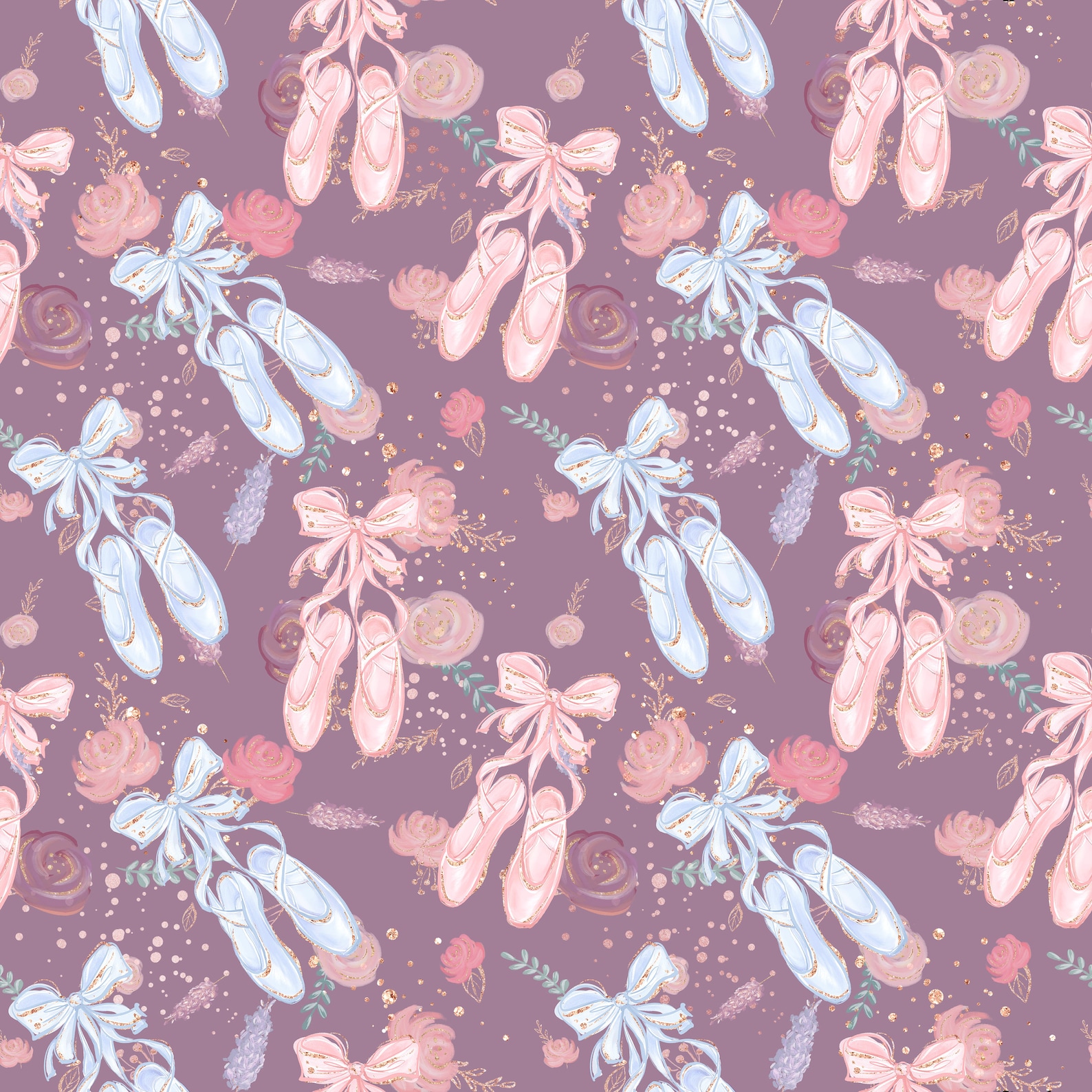 Ballerina Fabric, Cotton Fabric, Nursery Fabric, Knit Fabric, Ballerina ...