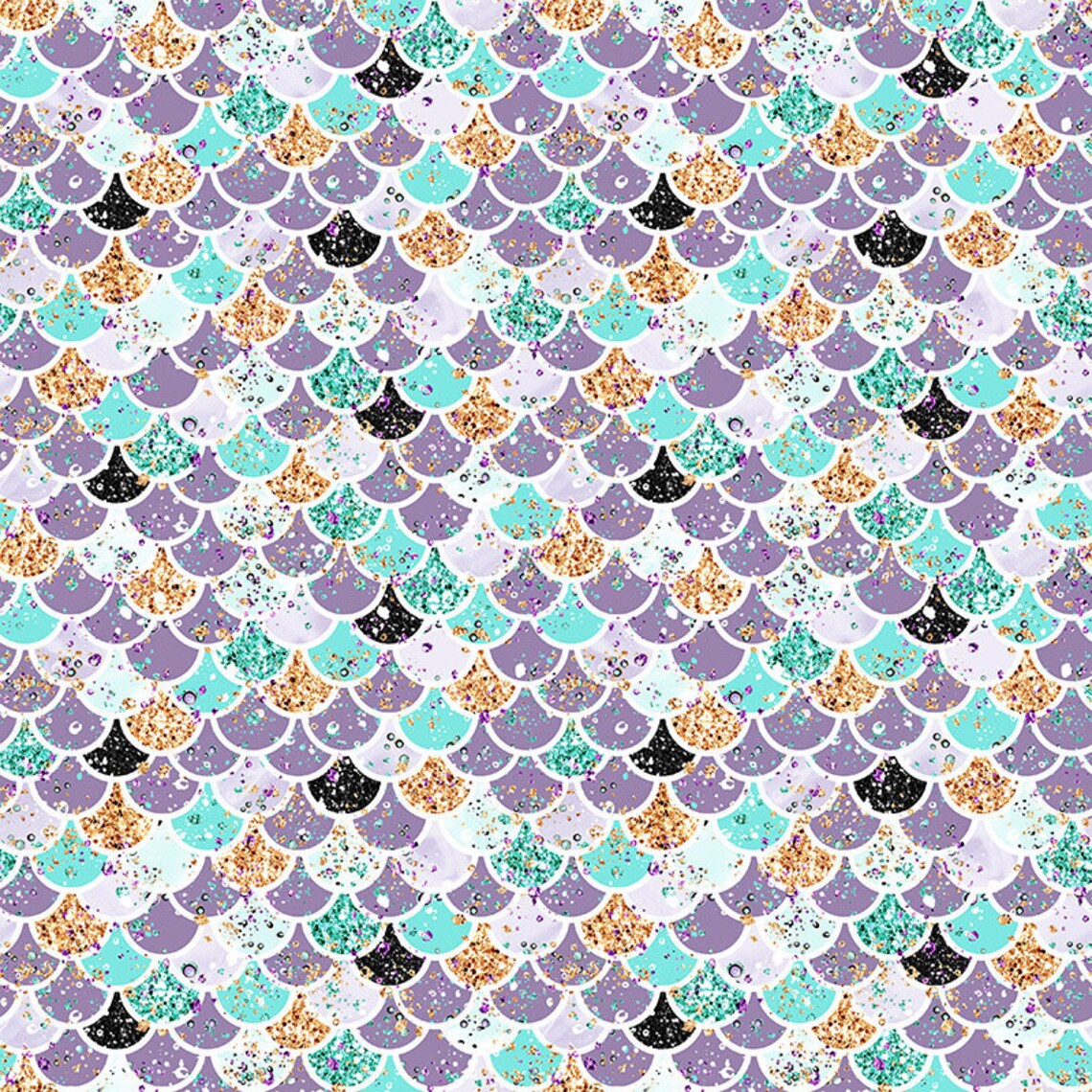 Mermaid Fabric Audrey Hepburnocean Fabriccotton Fabric - Etsy