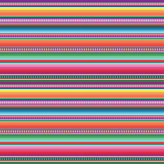 Fiesta Stripes Fiesta Prints Fiesta Fabric Fiesta Cotton | Etsy