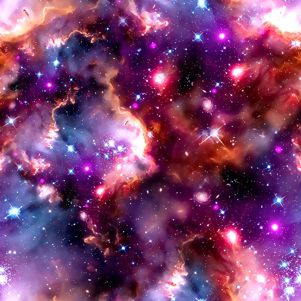 Space Fabric Outer Space Solar System Fabric Galaxy Fabric - Etsy