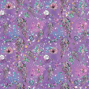 Mermaid Fabric Mermaid Prints Scales Fabric Cotton Fabric | Etsy