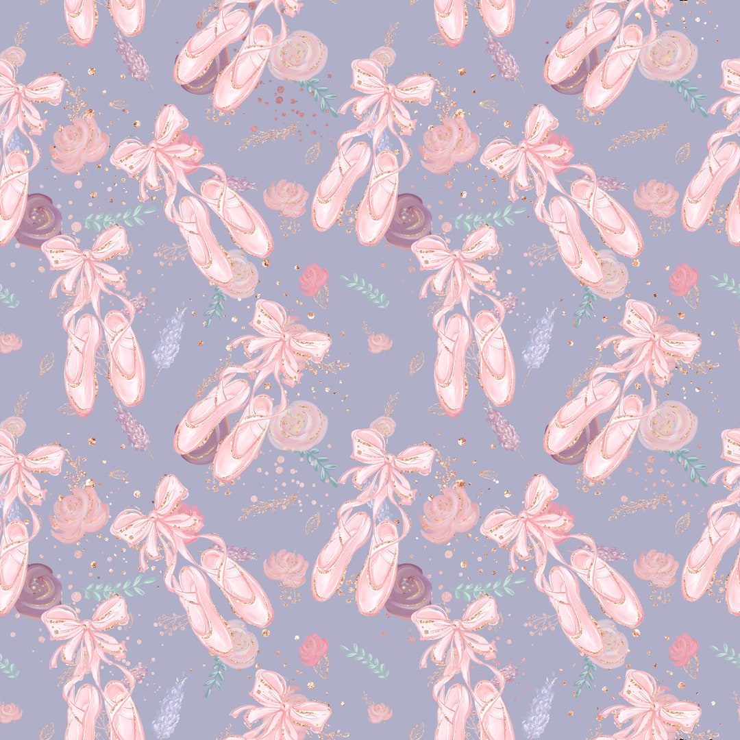 Ballerina Fabric, Cotton Fabric, Nursery Fabric, Knit Fabric, Ballerina ...