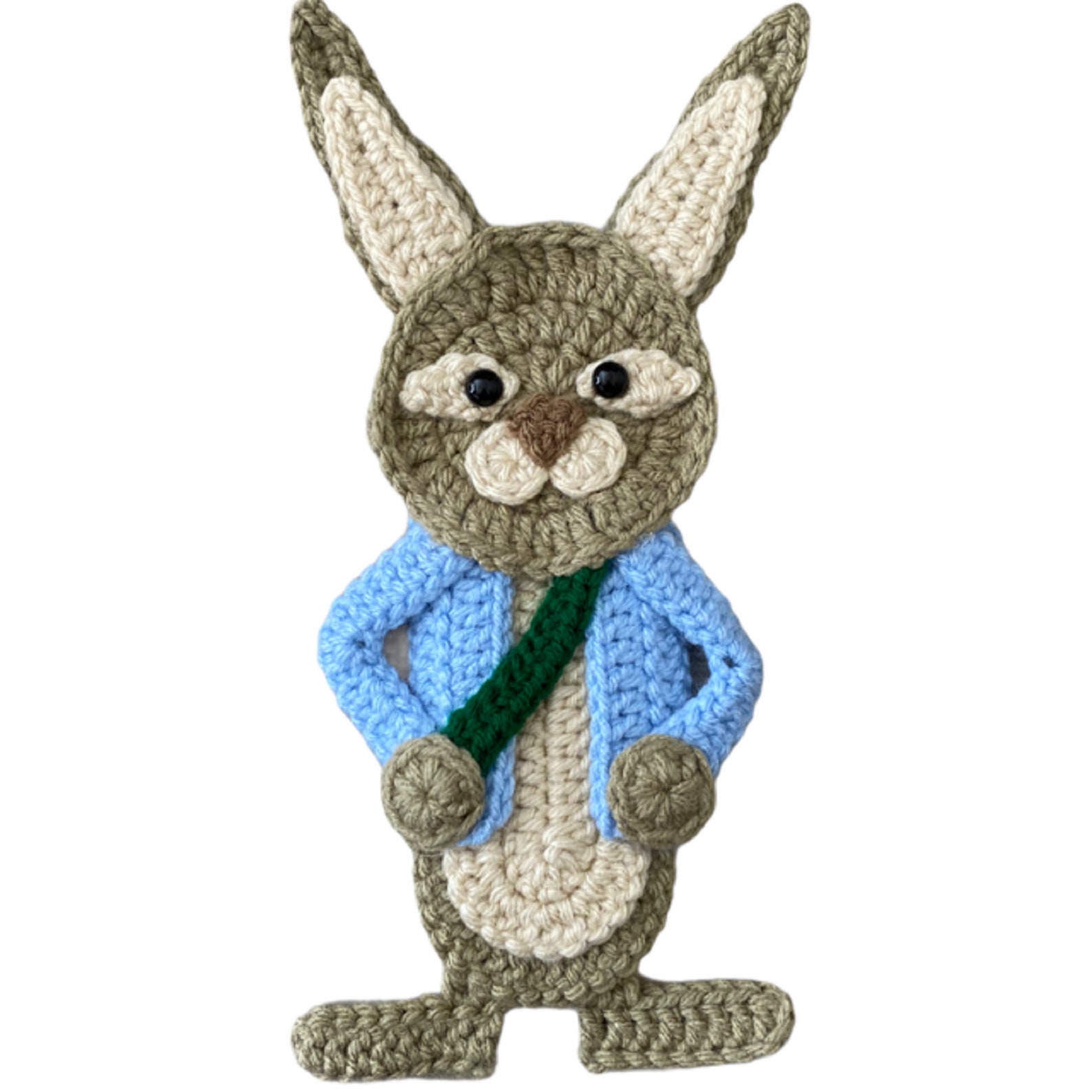 Peter Rabbit Crochet Applique Pre-made Animal Applique - Etsy