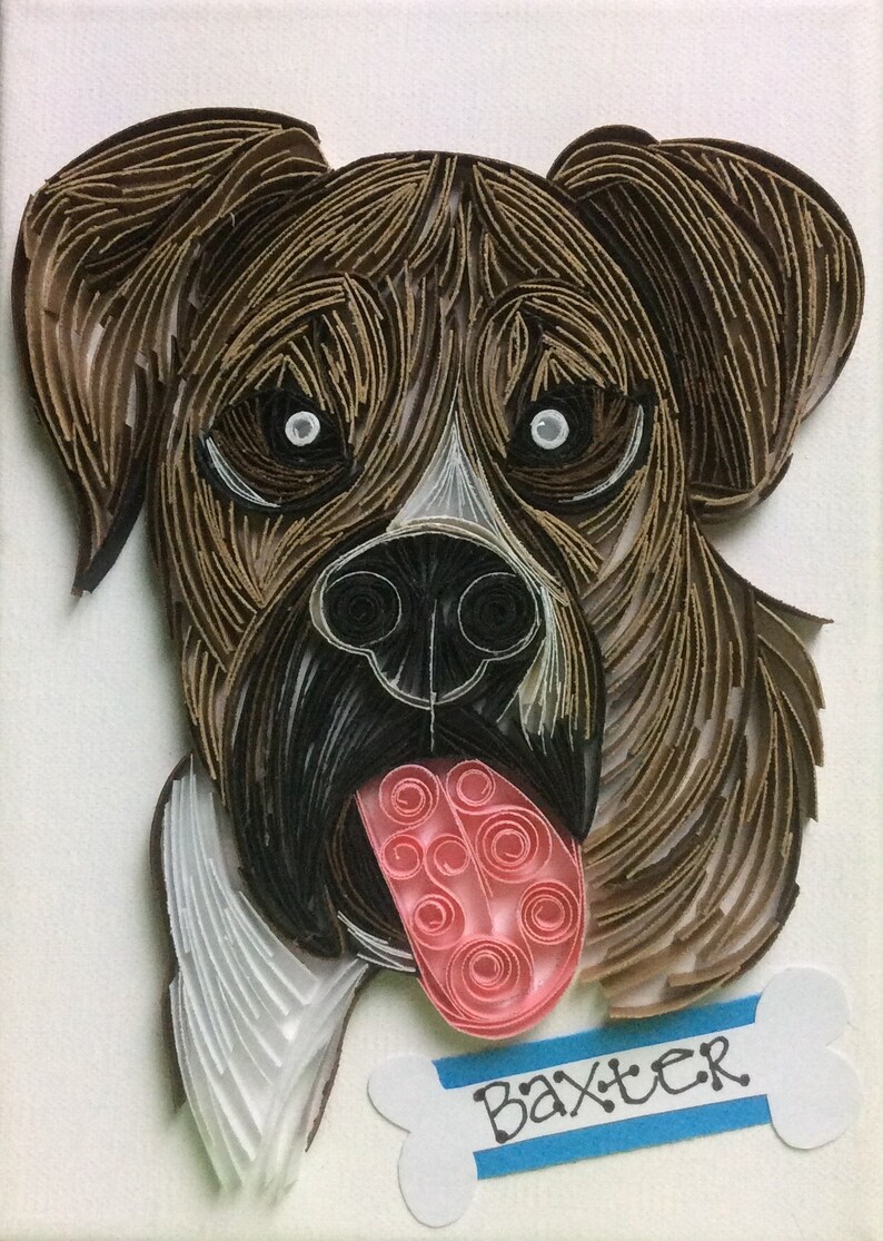 Quilling Make My Dog - Etsy