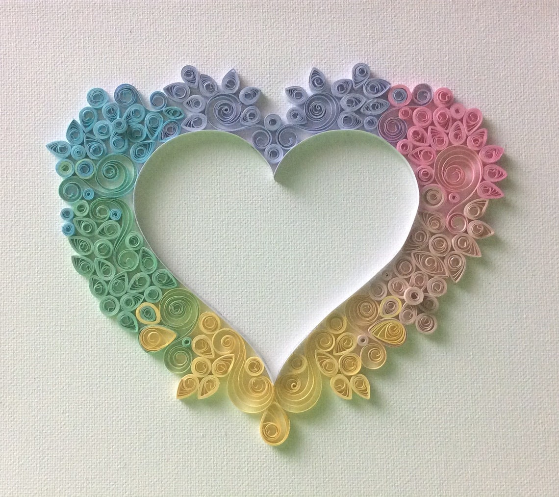 Quilling - Heart - Etsy