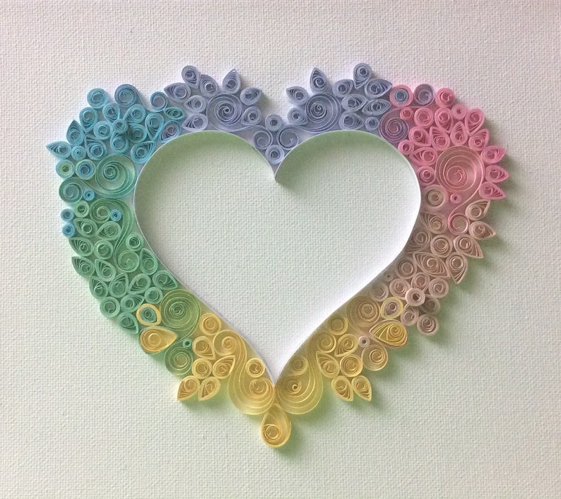 Quilling - Heart - Etsy