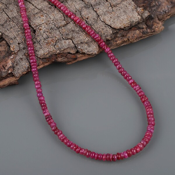 Semi Precious Bead Necklace - Etsy