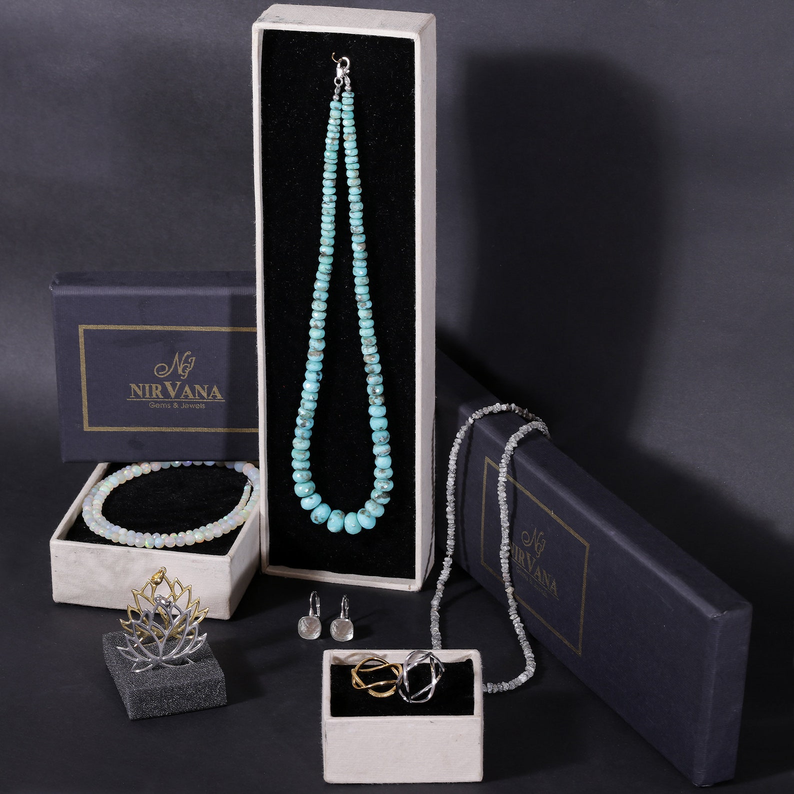 Brazilian Multi Beryl Plain Round Necklace Length 45:cm With - Etsy