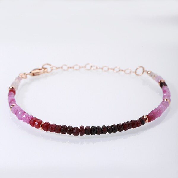 Ruby Bracelet - Etsy
