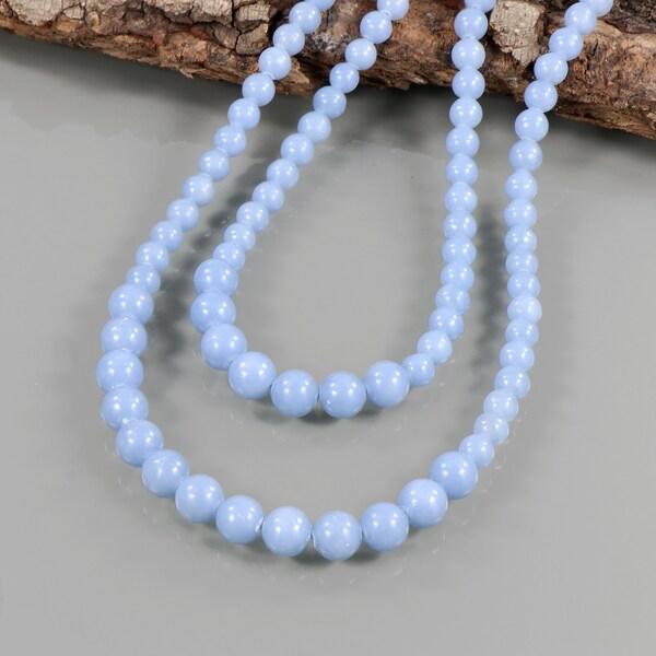 Angelite Jewelry - Etsy