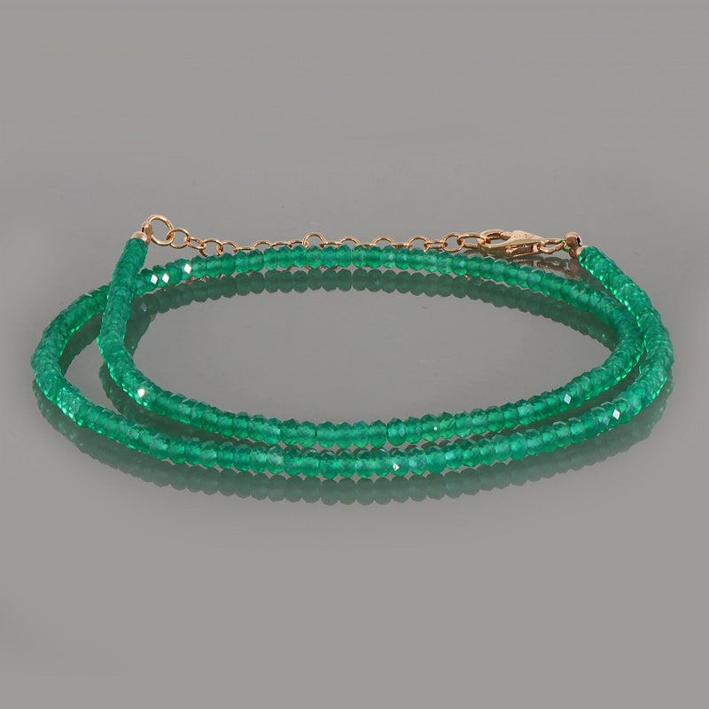 Green Necklace - Etsy