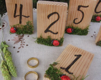 Wood Burned Numbers - Etsy