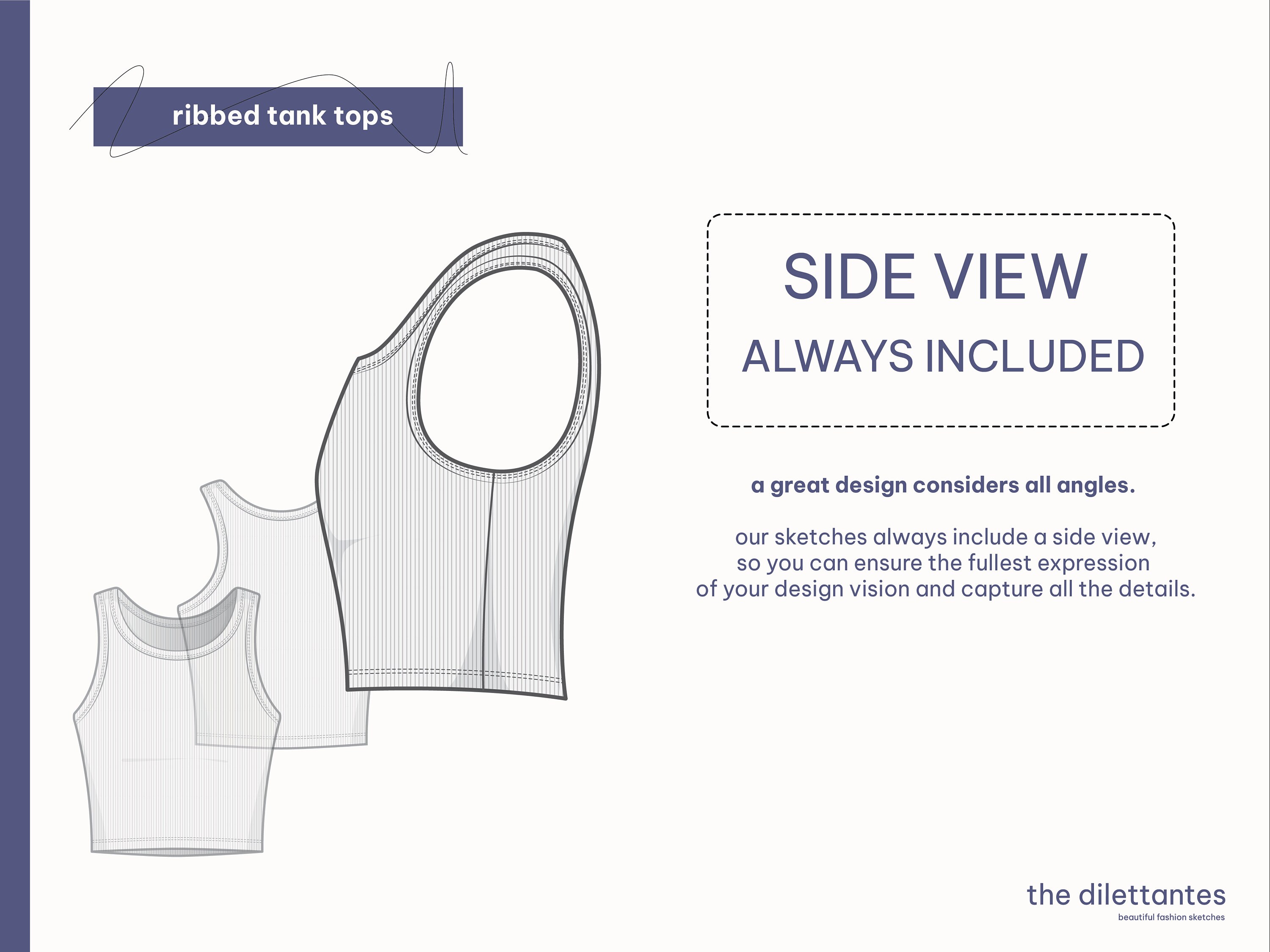 Rib Cropped Crop Top - Vector Mockup Pack Fashion Illustrator Vector ...