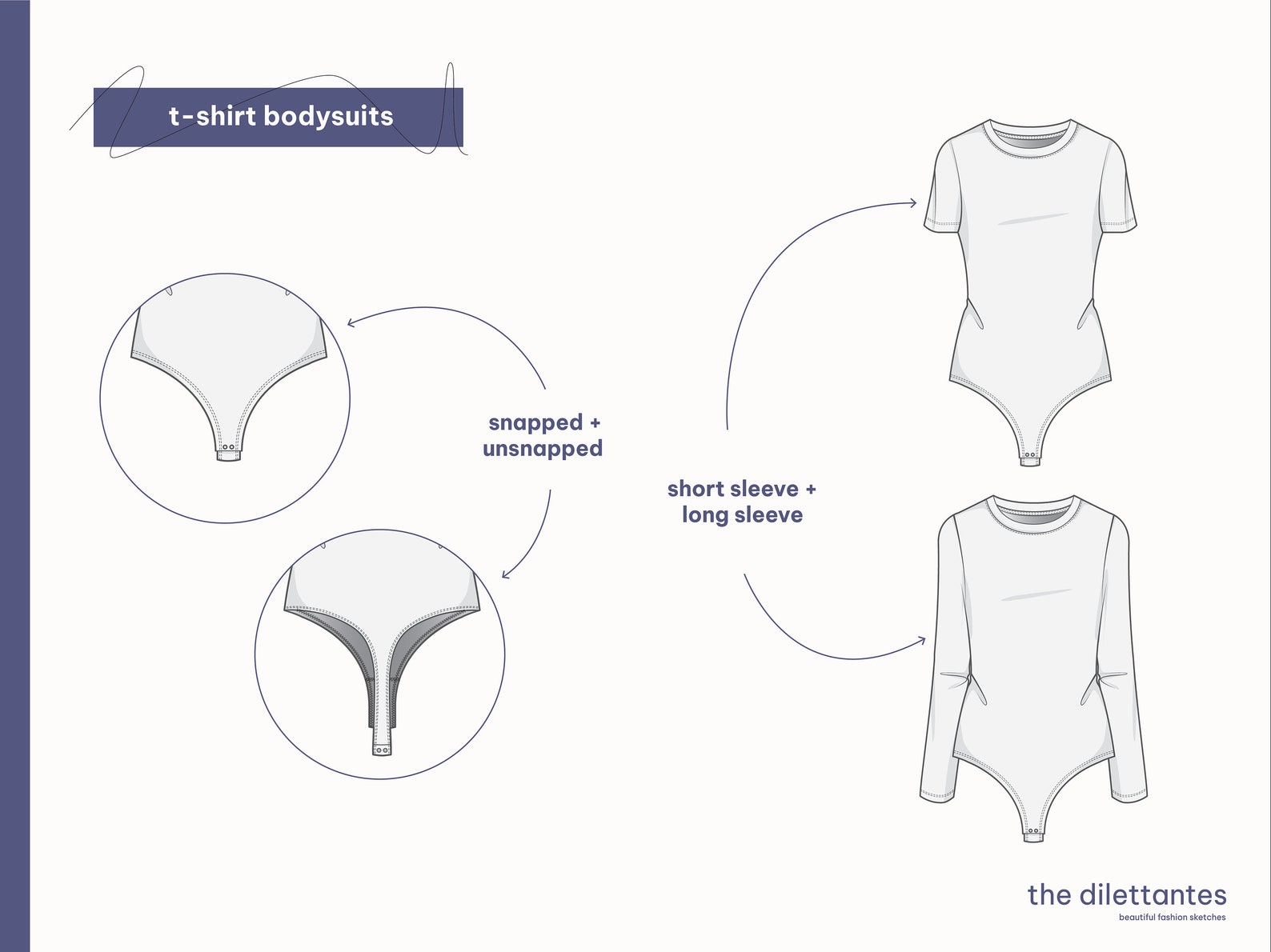 T-shirt Bodysuit Set - Vector Mockup Pack Fashion Illustrator Vector ...