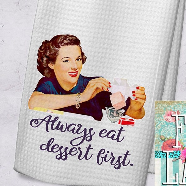 Eat Dessert First - Etsy