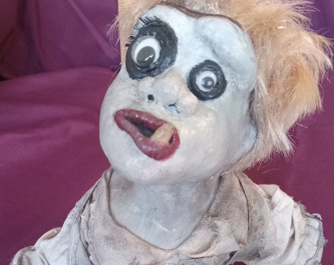 Lee Bossu - Hunchback Mutant Doll 12", Vintage Porcelain Doll, Mutant ...