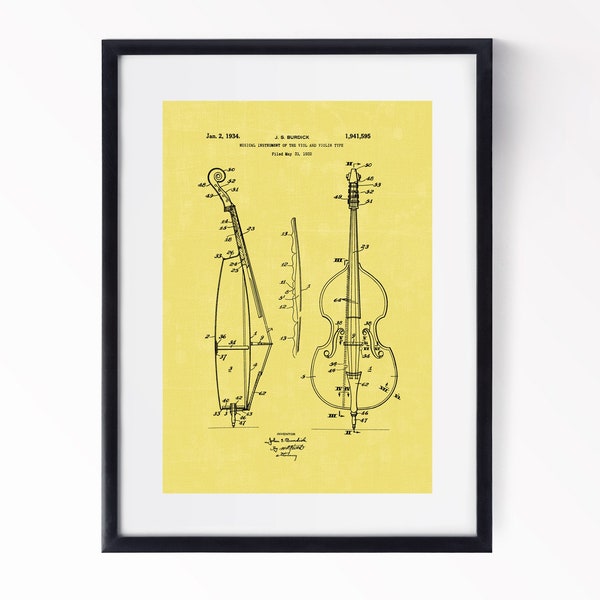 Violin Blueprint - Etsy