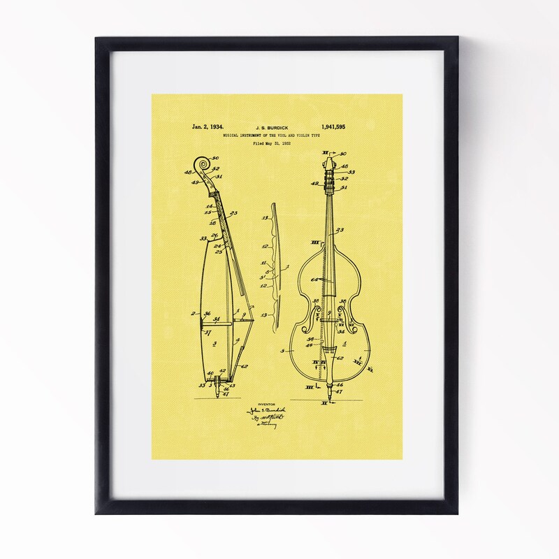 Violin Blueprint - Etsy